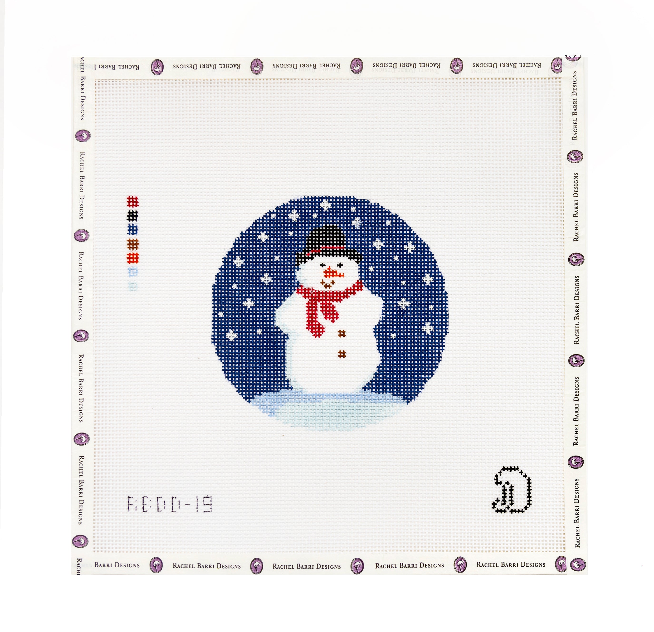 Snowman Round – Rachel Barri Designs Inc.